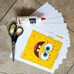 Cartoon Character Paper Box - Digital File - Etsy