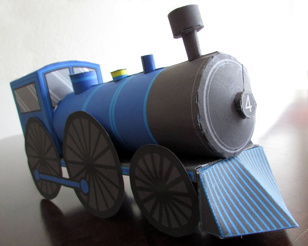 Steam Train – Paper Toy / Decoration - Etsy