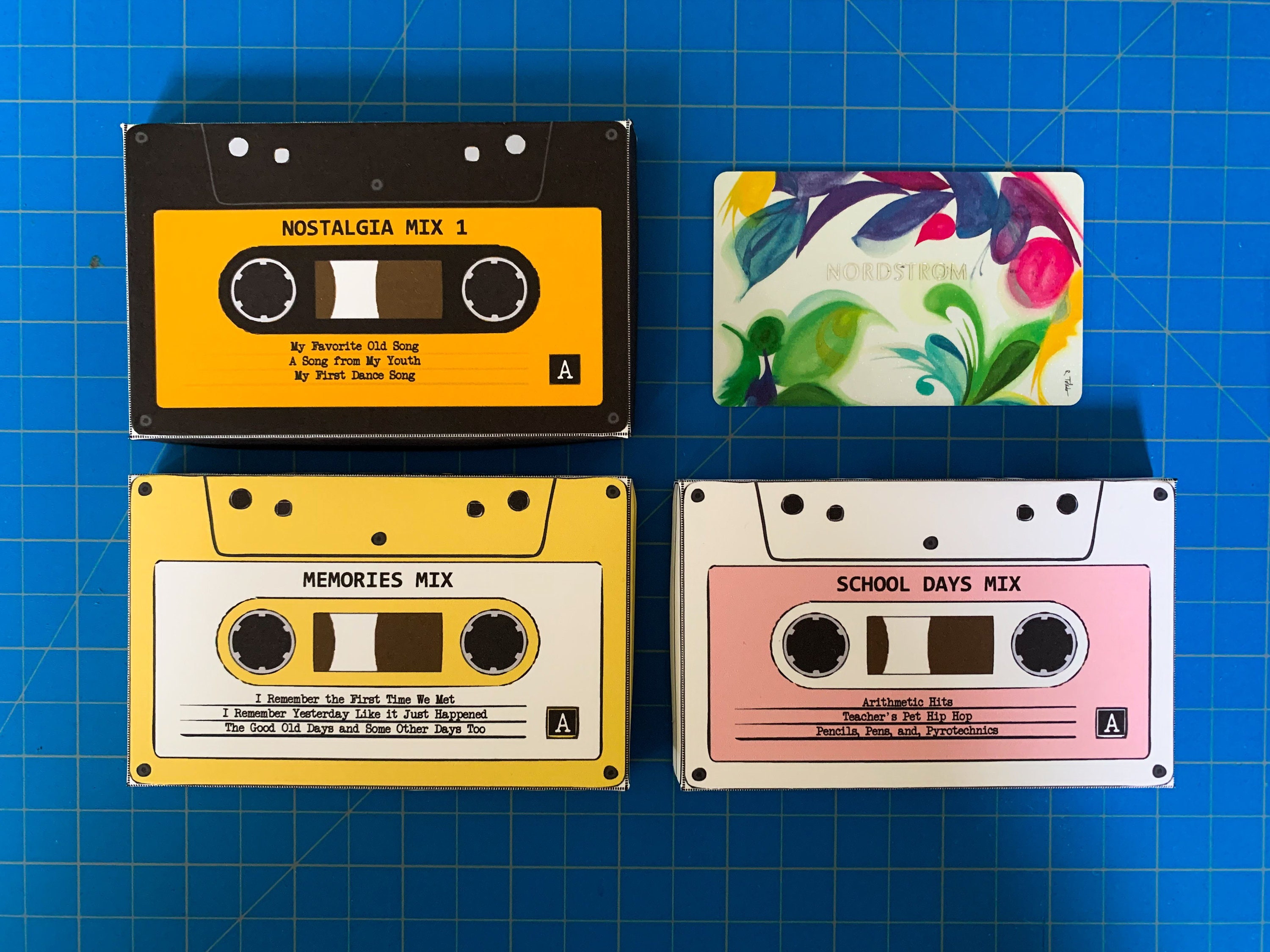 Cassette Tape Box: DIY Printable PDF With Editable Text gift - Etsy
