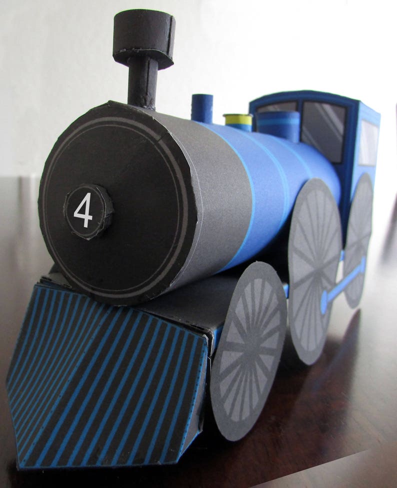 Steam Train – Paper Toy / Decoration - Etsy