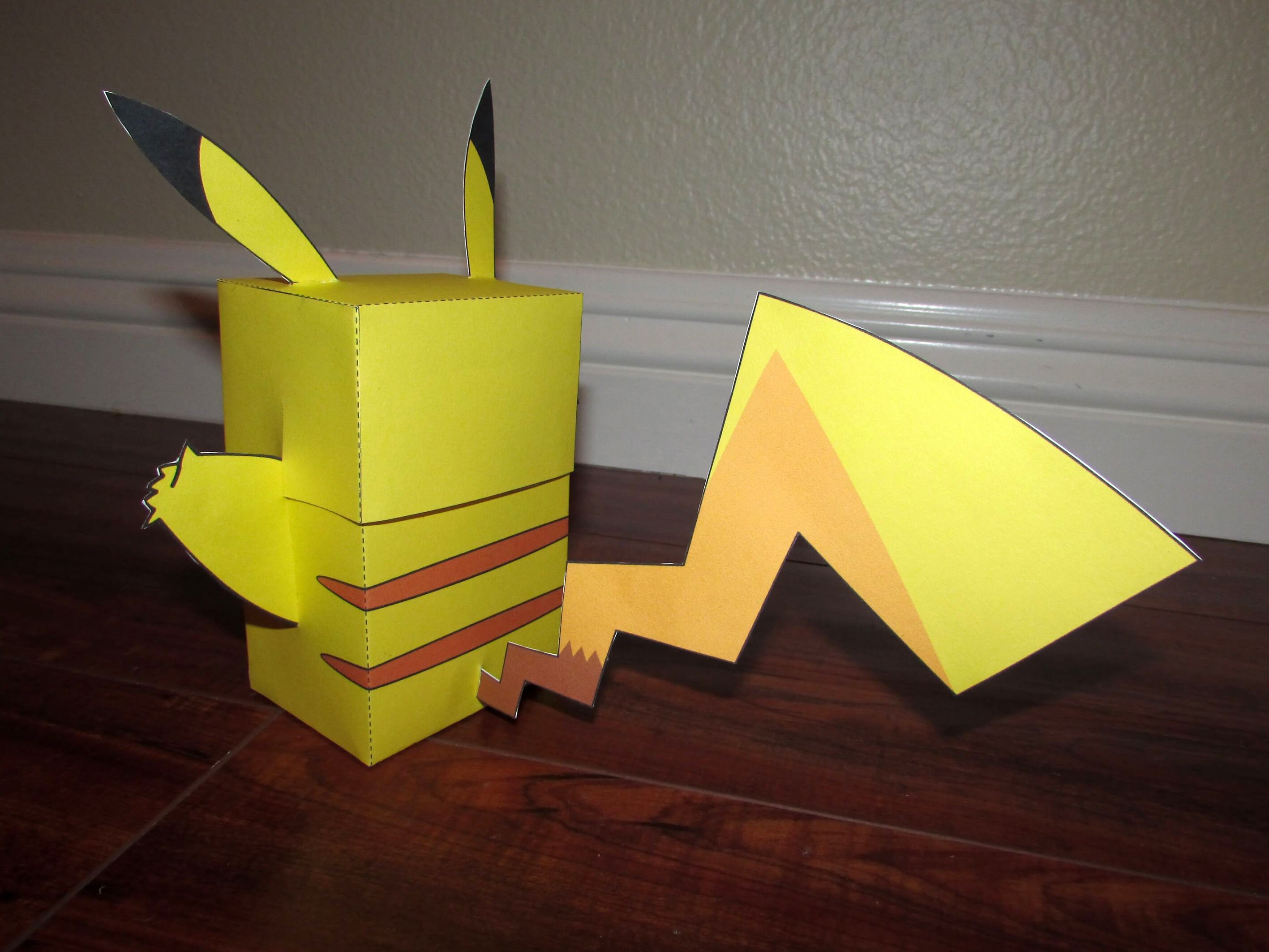 Pikachu Favor Box: DIY Printable PDF With Editable Text - Etsy