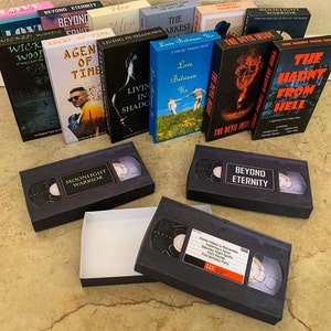 VHS Tape Box: DIY Printable PDF With Editable Text (gift Card Box) - Etsy