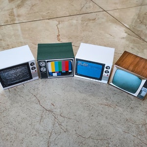 Retro TV Box: DIY Printable PDF - Etsy
