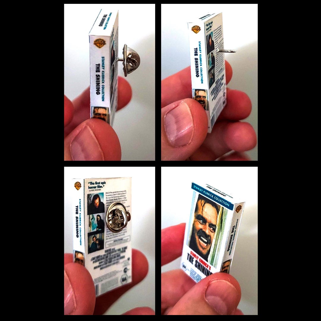 Retro VHS Miniature Pin - Select From Titles or Submit a Custom Request ...