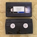 VHS Tape Box: DIY Printable PDF With Editable Text (gift Card Box ...
