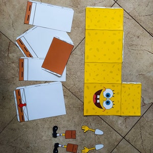 Cartoon Character Paper Box - Digital File - Etsy