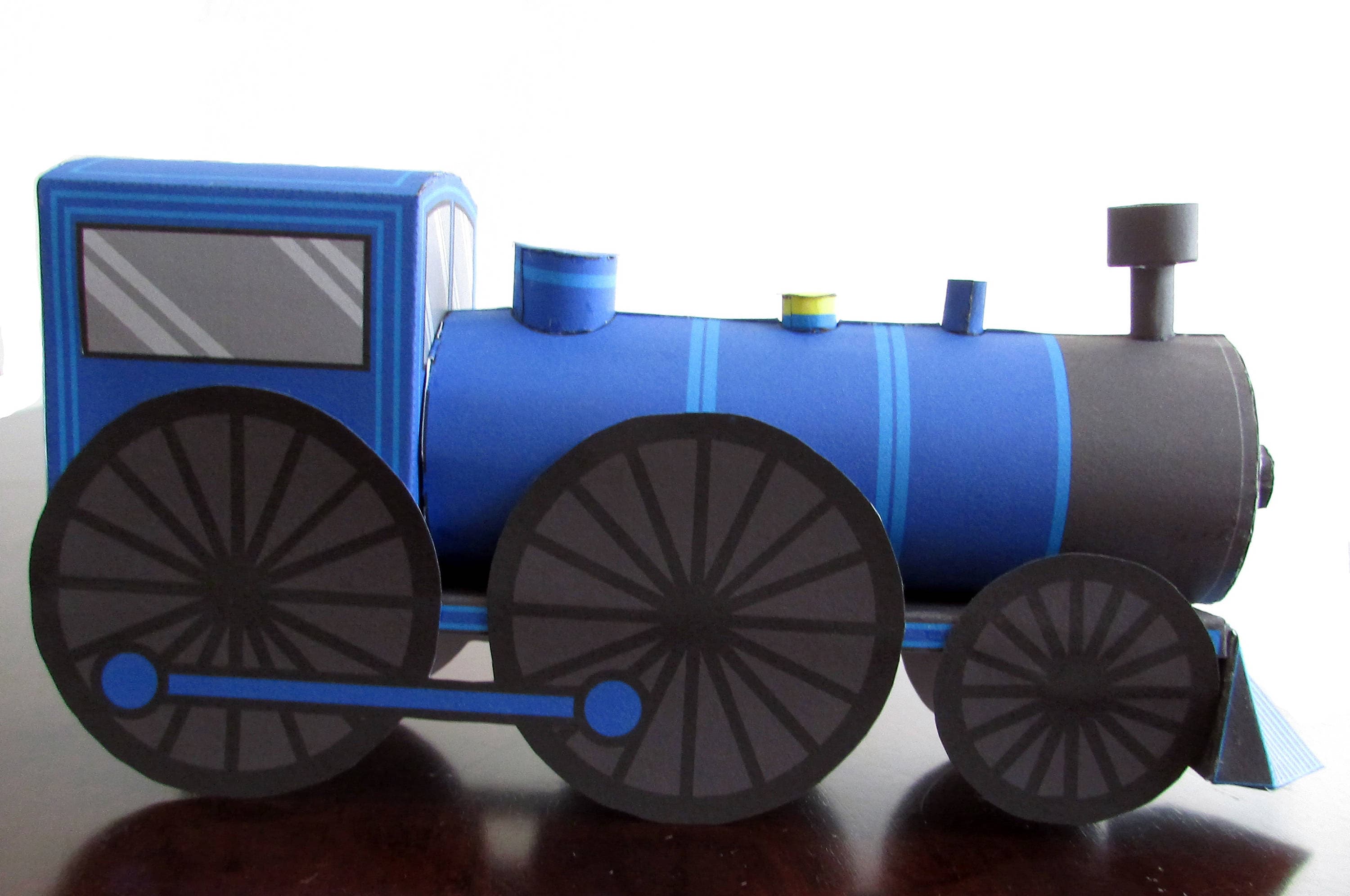Steam Train – Paper Toy / Decoration - Etsy