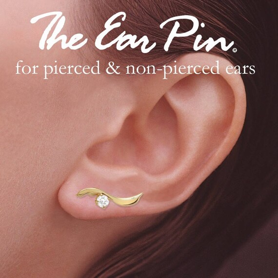 Gold ear pin design store