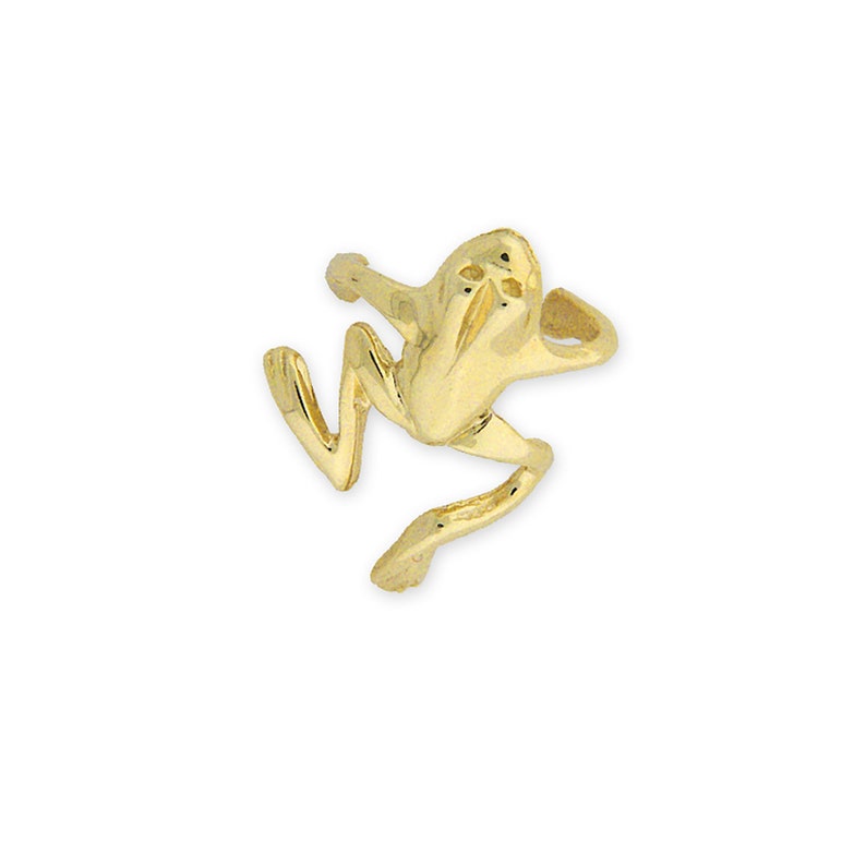 Gold Frog Earcuff Earring -frog Earring- Cuffs on the Ear- 14kt Gold ...
