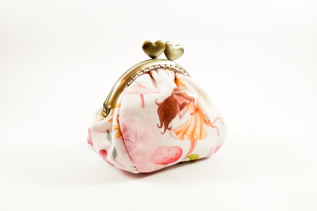 Magic Fairies Coin Purse Boho Pouch Clasp Purse Fabric - Etsy