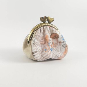Forest Animals Coin Purse, Clasp Purse, Fabric Purse, Metal Frame Purse ...
