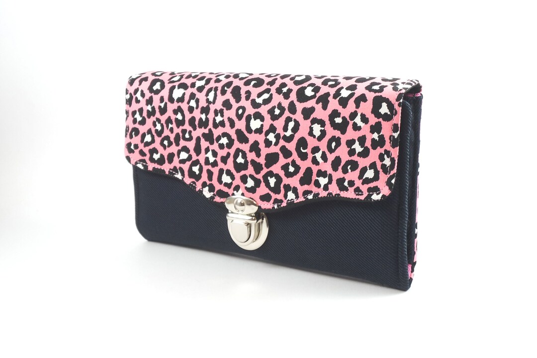 Animal Print Wallet for Women Cute Vegan Purse Long Wallet for Women ...