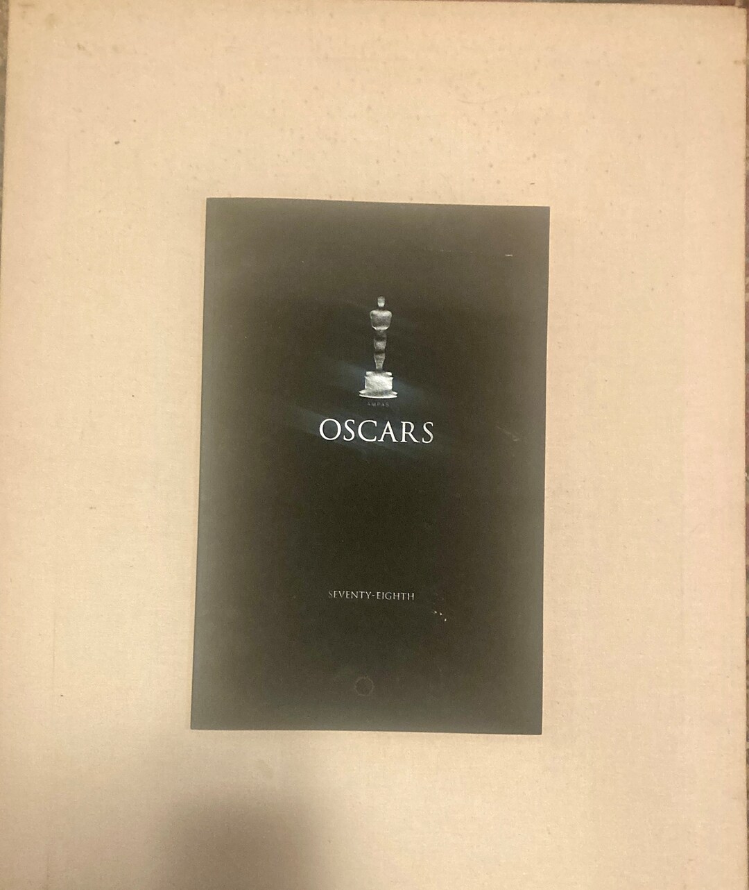 78th Academy Awards Program (2006) - Etsy