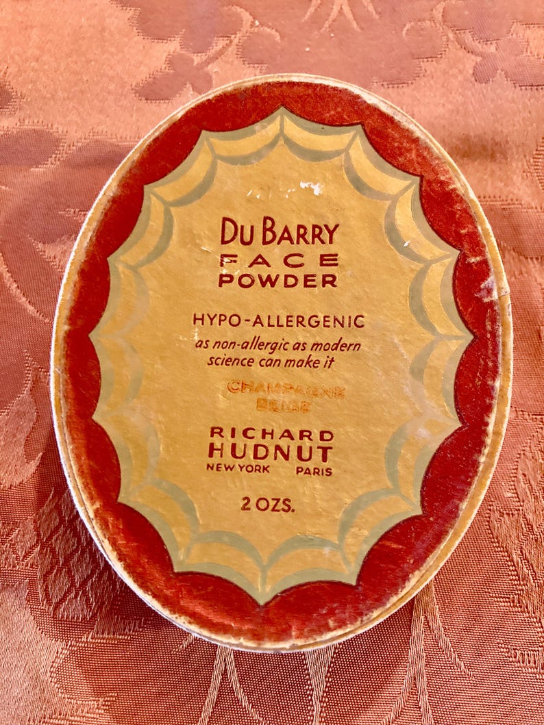 1920's Du Barry Powder Box - Etsy