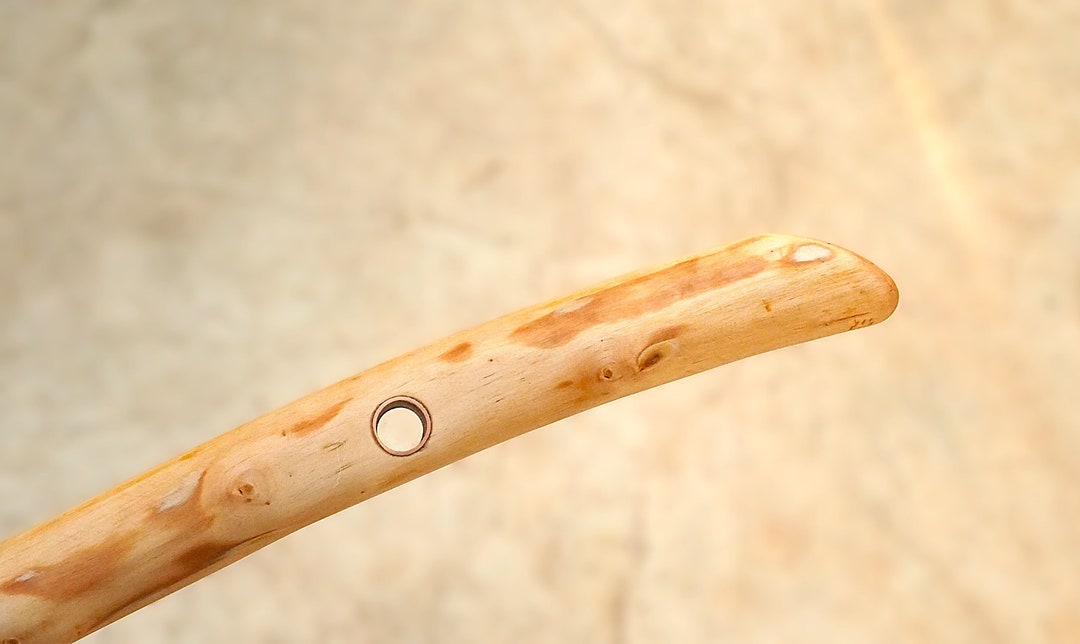 43.5 Olive Wood bald Walking Stick - Etsy