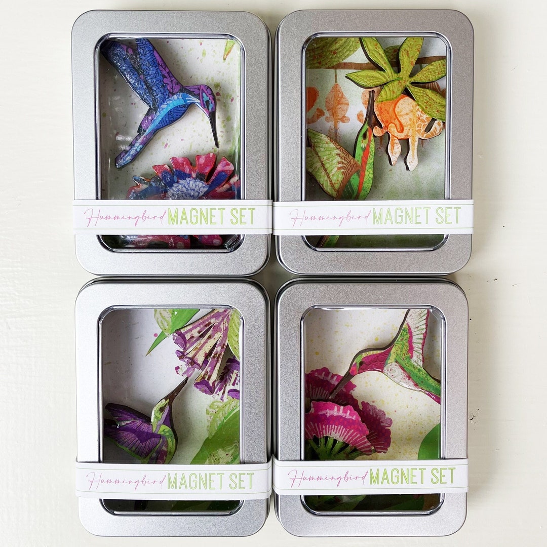 Hummingbird Magnet Sets - Etsy