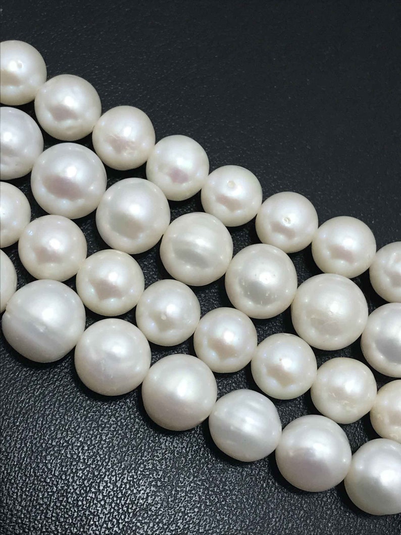 9 10 Mm Pearl Plain Smooth Round Gemstone Beads Strand Sale - Etsy