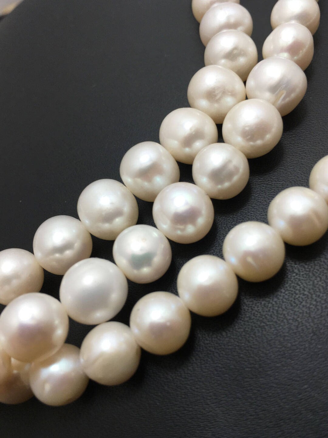 9 10 Mm Pearl Plain Smooth Round Gemstone Beads Strand Sale - Etsy