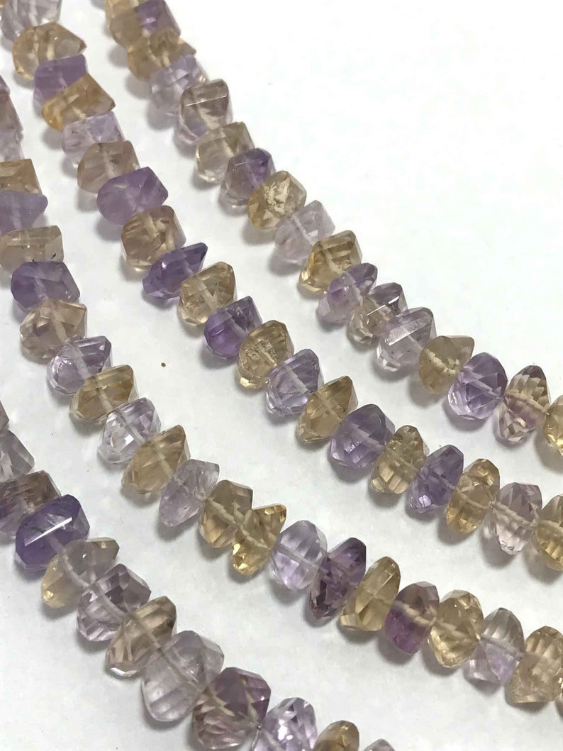 Natural Ametrine Faceted Twisted Rondelle Shape Gemstone - Etsy