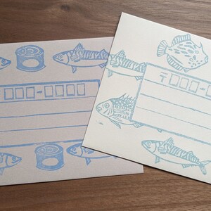 Hand-carved Mackerel Eraser Rubber Stamp for Papercraft and Fabric - Etsy