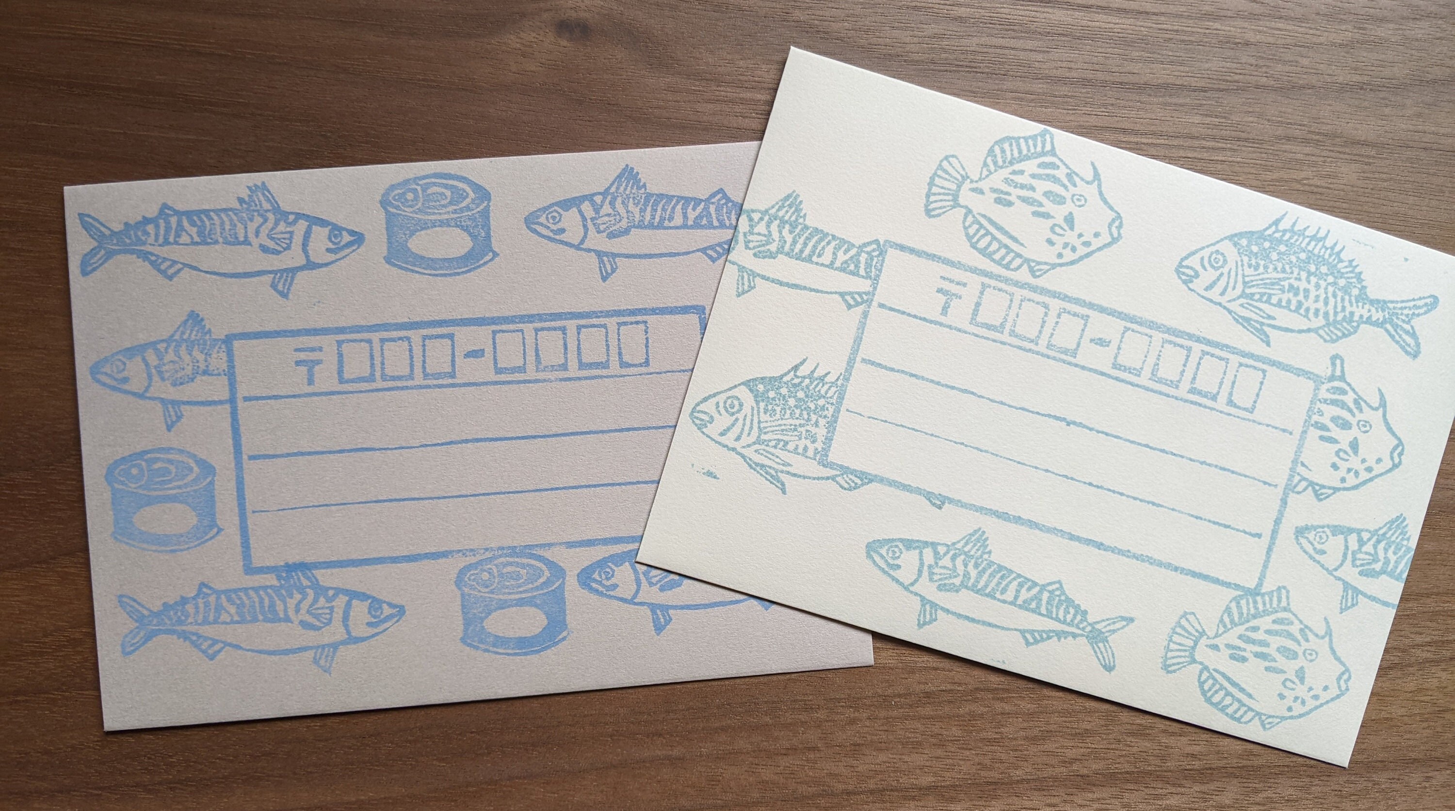 Hand-carved Mackerel Eraser Rubber Stamp for Papercraft and Fabric - Etsy