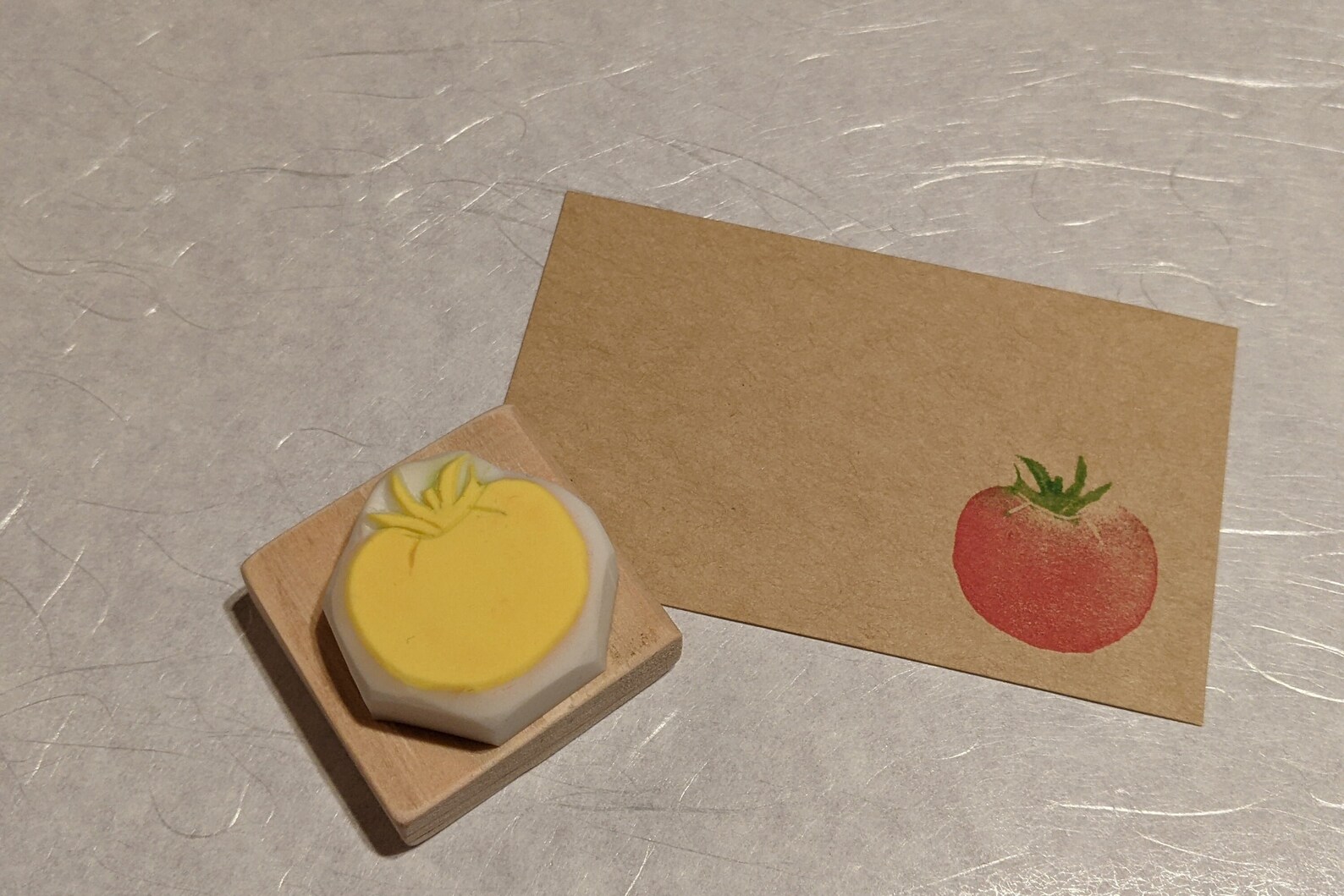 Hand-carved Tomato Eraser Rubber Stamp for Papercraft and Fabric - Etsy