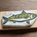 Hand-carved Mackerel Eraser Rubber Stamp for Papercraft and Fabric - Etsy