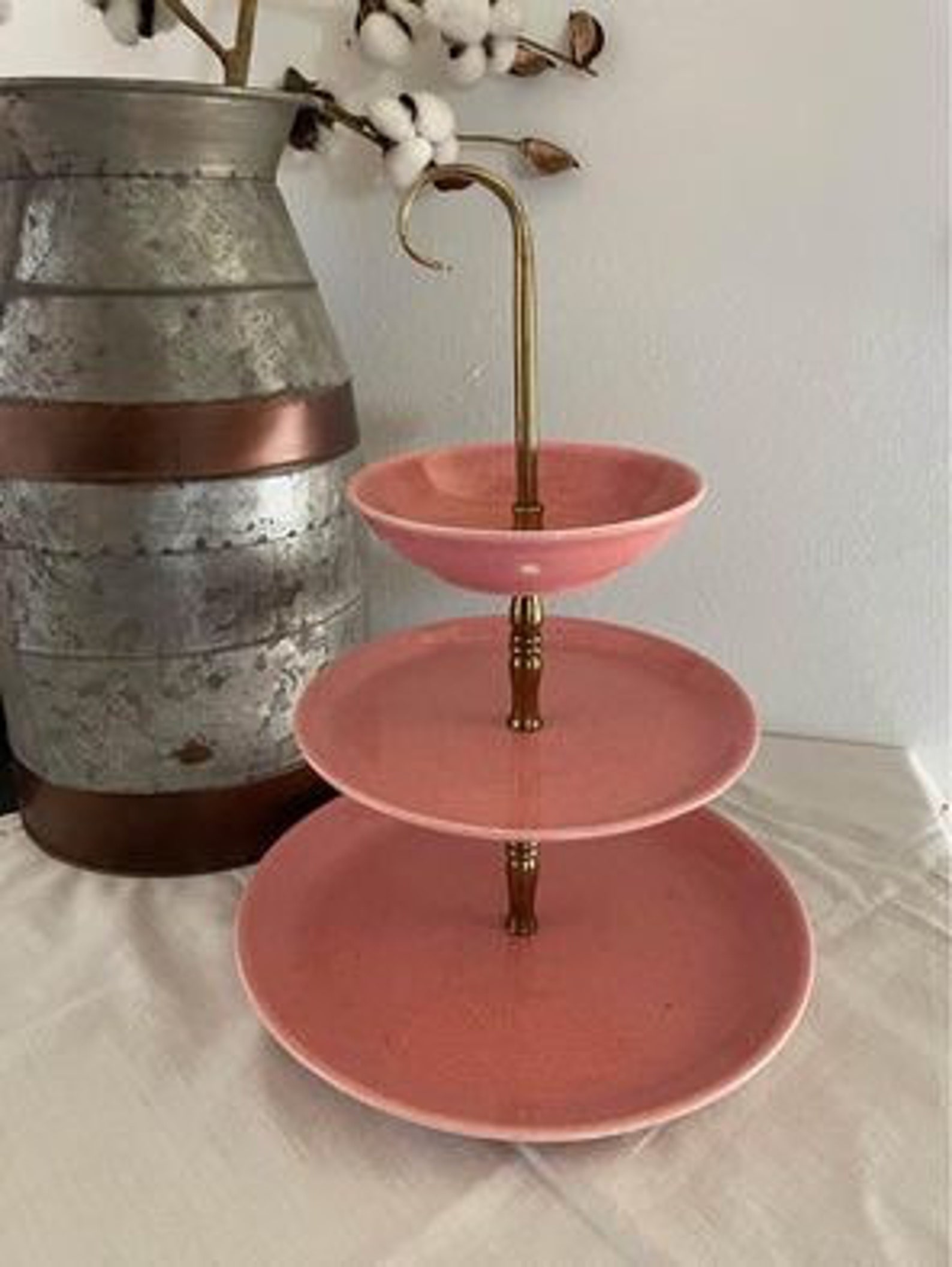 MCM Three Tier Appetizers or Desert Stand - Etsy