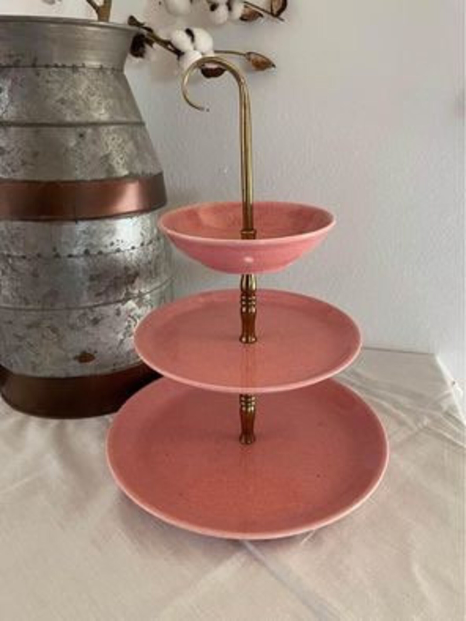 MCM Three Tier Appetizers or Desert Stand - Etsy