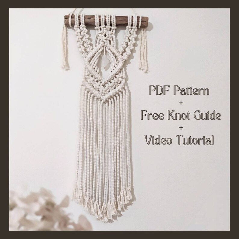 Macrame Wall Hanging PDF Pattern Step by Step Instructions - Etsy