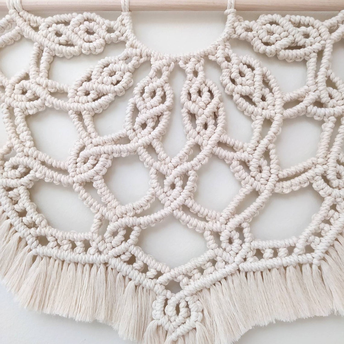 Macrame Half Mandala Semi Circular Macrame Wall Hanging for - Etsy