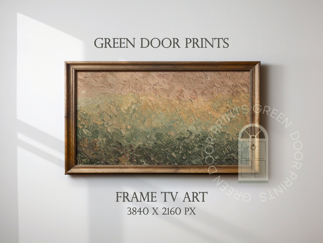 Realistic Abstract Oil Painting Art for Samsung Frame TV Vintage Art ...