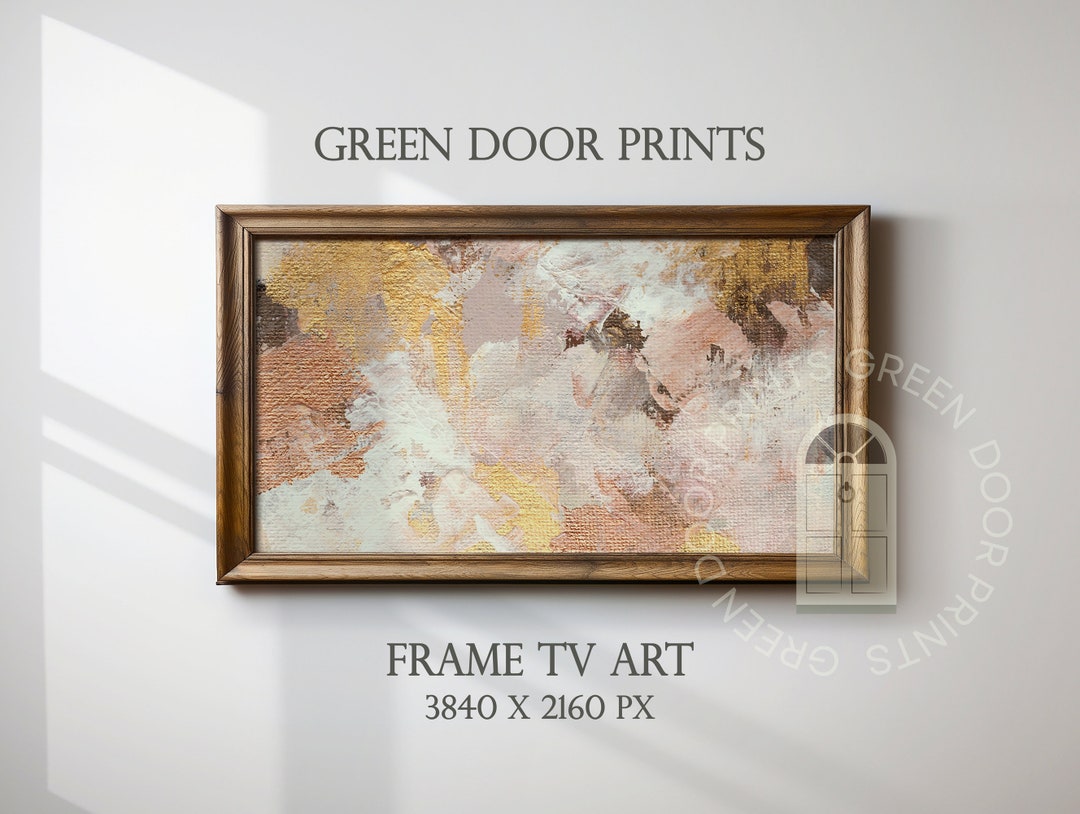Realistic Abstract Oil Painting Art for Samsung Frame TV Frame TV Art ...