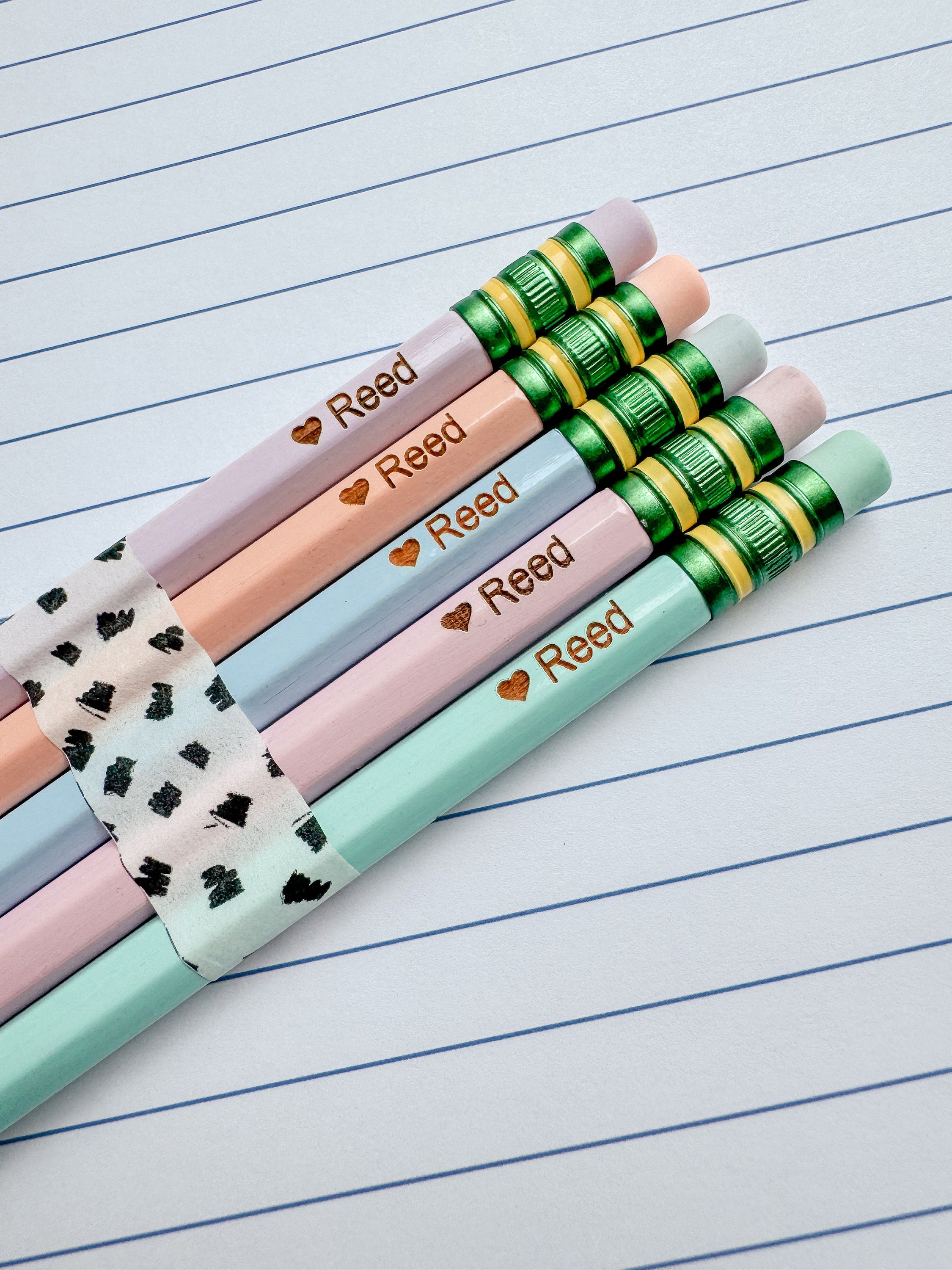 Personalized Pencils, Custom Teacher Pencils, Engraved Pencils, Pastel ...