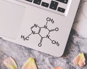 Molecule Sticker - Etsy