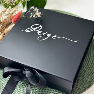 Personalized Gift Box With Ribbon, Bridesmaid Proposal Box, Luxury Gift ...
