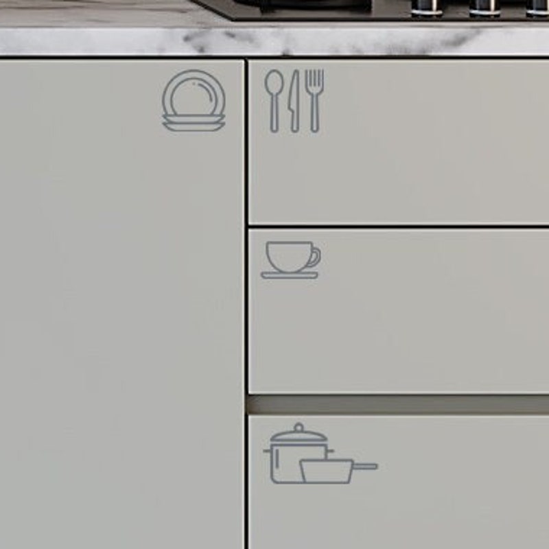 Kitchen Cabinet Decals - Etsy