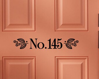House Number Decal - Etsy