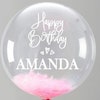 Personalized Balloon Vinyl DECAL, Birthday Balloon Custom Name Decal ...