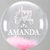 Personalized Balloon Vinyl DECAL, Birthday Balloon Custom Name Decal ...