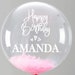 Personalized Balloon Vinyl DECAL, Birthday Balloon Custom Name Decal ...