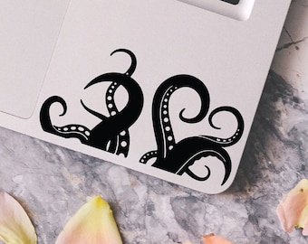 GLITTER Octopus Decal Octopus Sticker for MacBook Laptop - Etsy