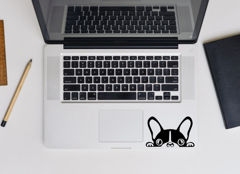 Boston Terrier Decal Boston Terrier Dog Decal for Laptop | Etsy