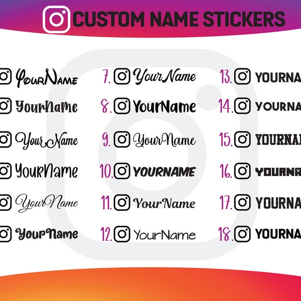 Car Social Media Decals - Etsy