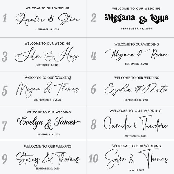 Wedding Vinyl Decals - Etsy