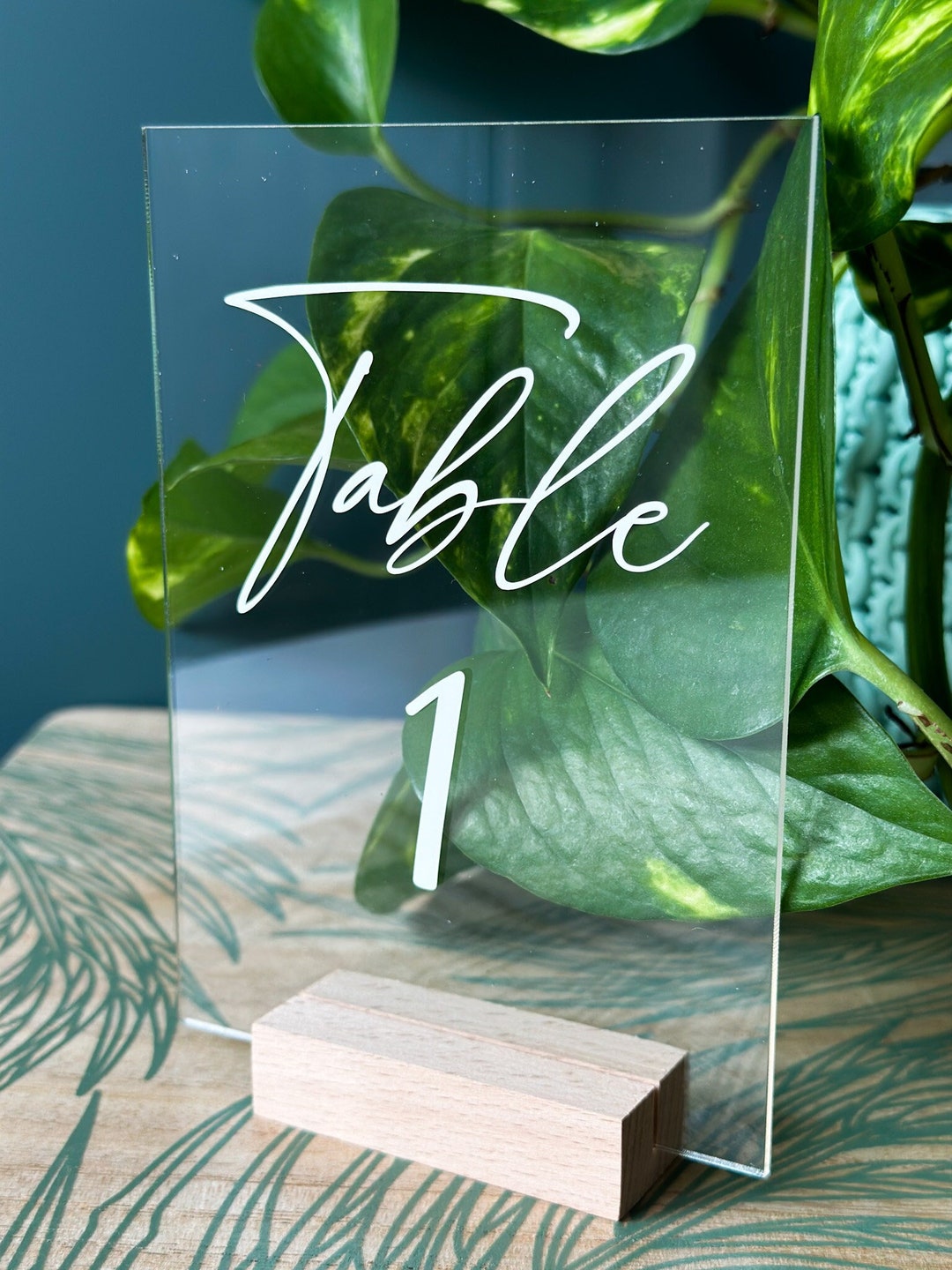 Wedding Table Number Decal, Table Number Stickers, Wedding Day ...