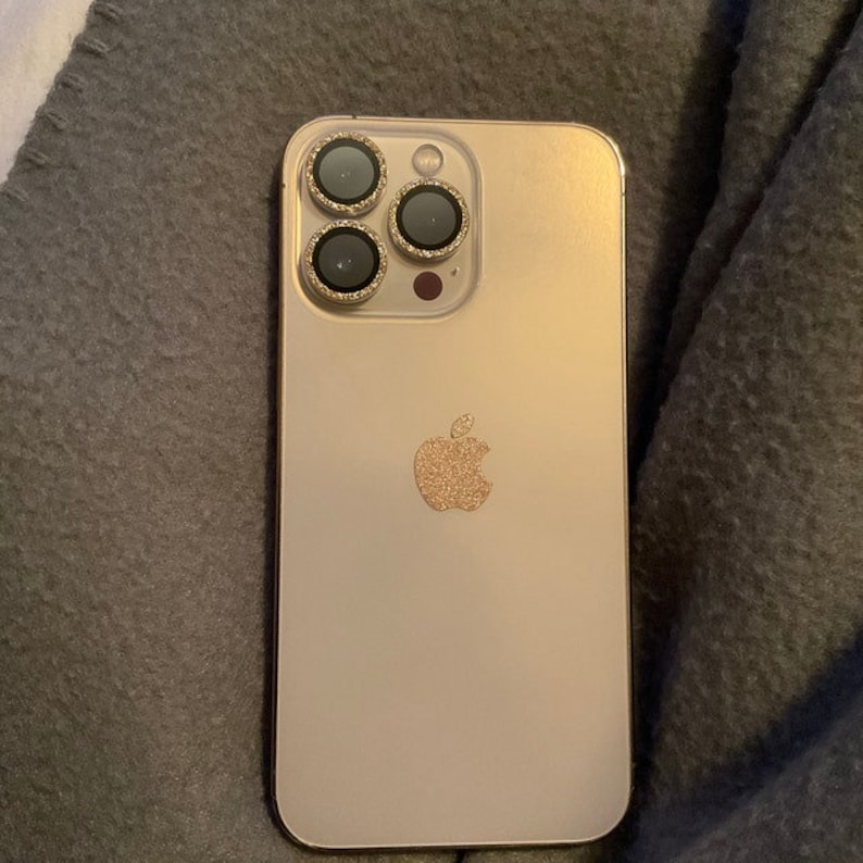 For Apple Logo Decal Iphone Logo Sticker Glitter Apple - Etsy