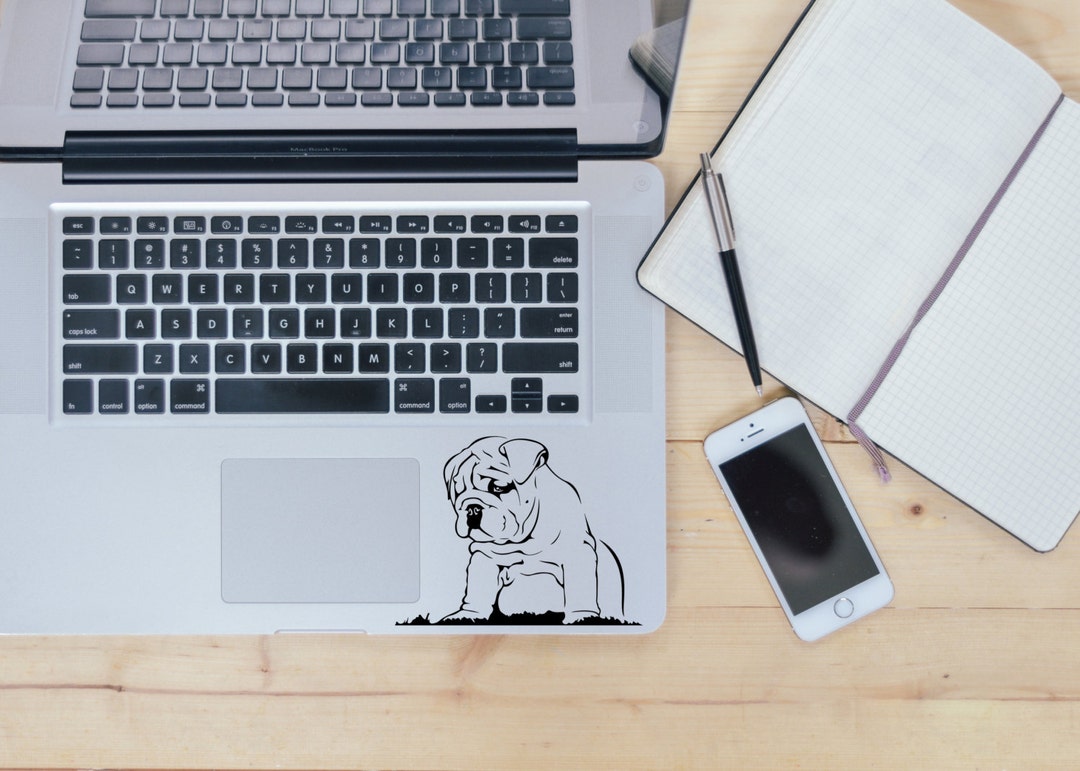 English Bulldog Decal for Laptop, Car, Macbook, Wall - Etsy
