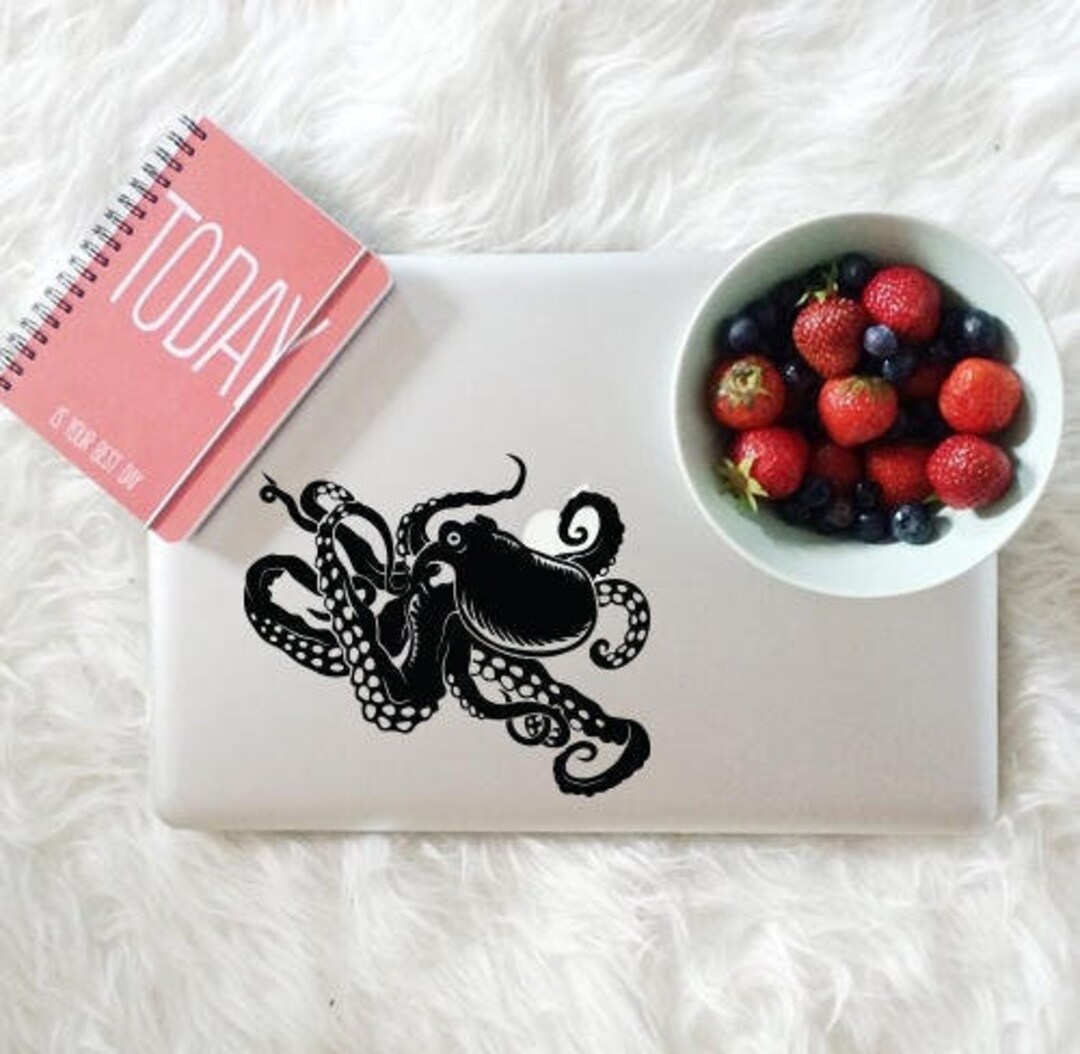 Octopus Decal for Laptop, Car, Macbook, Wall - Etsy