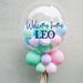 Personalized Balloon Vinyl DECAL, Birthday Balloon Custom Name Decal ...